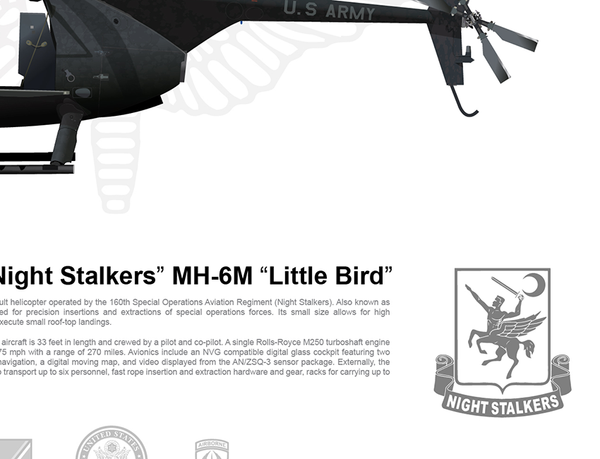 160th SOAR “Night Stalkers” Boeing MH-6M "Little Bird" - Lian Media