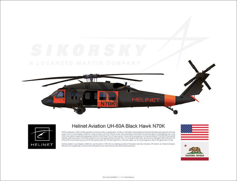 Helinet Aviation UH-60A Black Hawk N70K - Lian Media