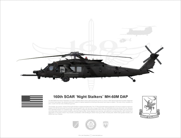 US ARMY 160th SOAR “Night Stalkers” MH-60M DAP - Lian Media