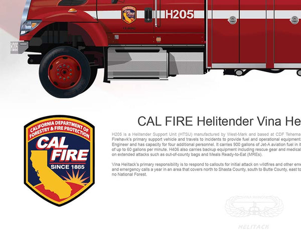 CAL FIRE Helitender Vina Helitack "H205" - Lian Media