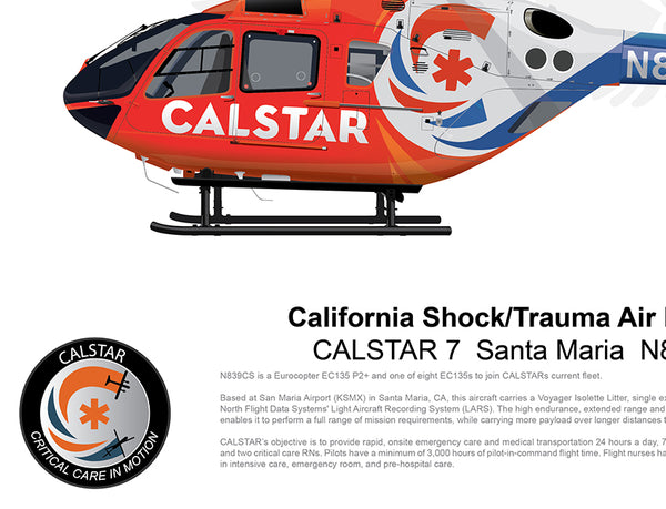 CALSTAR Airbus EC135 "CALSTAR 7" Santa Maria N839CS - Lian Media