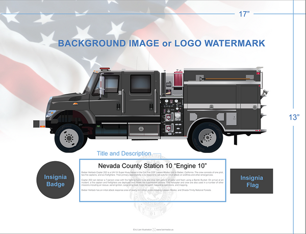 Type 3 Engine Art Prints - Lian Media