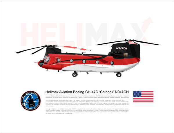 Helimax Aviation Boeing CH-47D ‘Chinook’ N947CH - STATIC - Lian Media